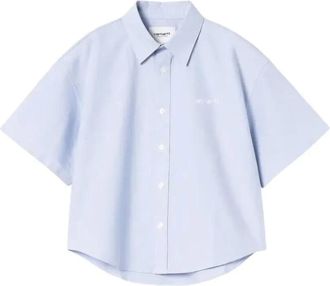Carhartt Work in Progress Femme, Blouses et Chemises, Bleu, Taille: 40 FR Chemises