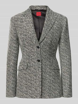 HUGO BOSS Regular Fit Longblazer mit 2-Knopf-Verschluss Modell Asmalla