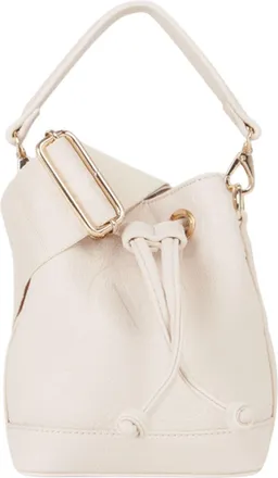 Valentino Samba Re Bucket Bag Ecru
