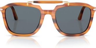Persol unisex, Accessoires, Brun, Taille: 55 MM Po0203S 960/R5 Senna Lunettes de soleil
