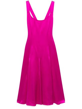 Alejandra Alonso Rojas robe à design sans manches - Violet