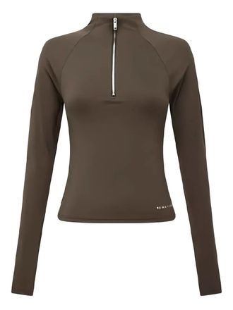 P.E Nation haut Routine à manches longues - Marron