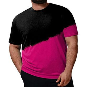 Generic T-shirt de sport &agrave; manches courtes respirant : sweat-shirt surdimensionn&eacute; T-shirt patchwork bicolore T-shirts l&eacute;gers sur-chemise respirante douce chem