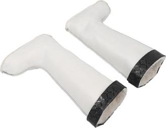 IFUNDOM Chaussettes Isolantes Imperm&eacute;ables pour Bottes Homme 45 CM Doublure Amovible en Peluche Chaude Hiver Semelles de Chaussures Chaudes pour Chasse Marche