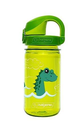 Nalgene Sustain Tritan BPA-freie Kinder-Wasserflasche aus 50% Kunststoffabfällen, auslaufsicher, langlebig, BPA-frei, karabinerfreundlich, wiederverwendbar, 3