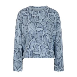 Marc Cain Damen, Sweatshirts & Hoodies, Blau, XLGr&ouml;&szlig;e