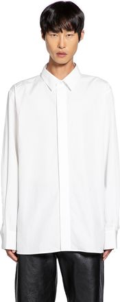 Saint Laurent Cassandre Shirt in Cotton Poplin