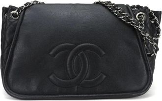 Chanel Pre-owned Cuir sacs-chanel - Femme - Pre-owned - Noir - Taille: ONE Size