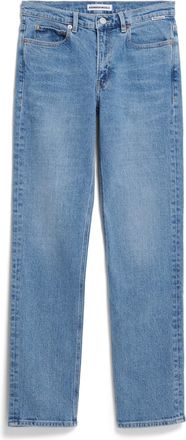 Armedangels Damen Straight Jeans Bio-Baumwoll Mix Comfort Stretch CARENAA Slim Fit Capri