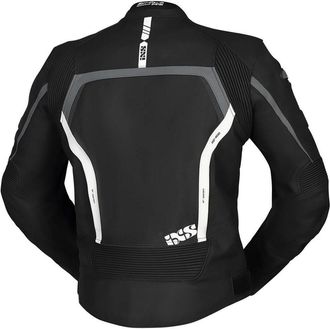 IXS Motorradjacke Sport RS-600 1.0 Motorrad Lederjacke R&uuml;ckenprotektor enthalten,herausnehmbares Innenfutter