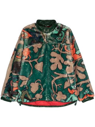 Walter Van Beirendonck veste Sun à imprimé graphique - Vert