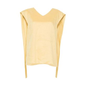Max Mara Femme, Blouses et Chemises, Jaune, Taille: 40 FR Blouse