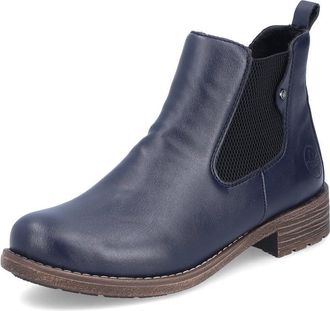 Rieker Damen Klassische Stiefeletten 79450, Frauen Stiefeletten, lose Einlage,uebergangsschuhe,uebergangsstiefel,Boots,Bootee,blau (14),41 EU / 7.5 UK