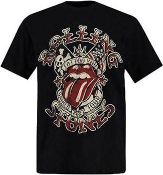 JP1880 T- Shirt Rolling Stones, Noir, 3XL Homme