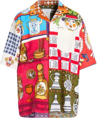 Marine Serre GOLD LINE