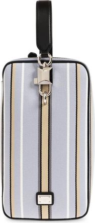 Dolce & Gabbana Homme, Sacs, Bleu, Taille: ONE Size Sac &agrave; main Lock en tissu jacquard