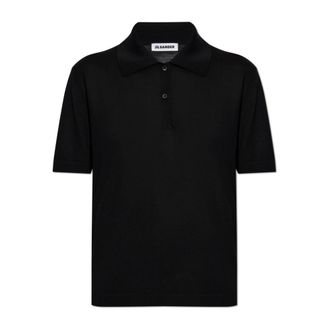 Jil Sander Polo en Laine - Femme - Pulls - Noir - Taille: 44 FR