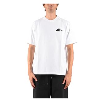 Arte T-shirt Big Logo Back - Homme - Tops - Blanc - Taille: M