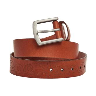 Pepe Jeans London Homme, Accessoires, Brun, Taille: 95 CM Ceinture élégante en cuir véritable