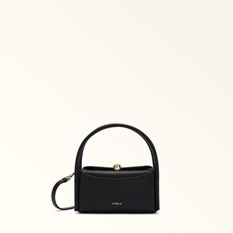 Furla Nicole Ebb Nero Schwarz Night-kalbsleder + Sidney-kalbsleder Damen