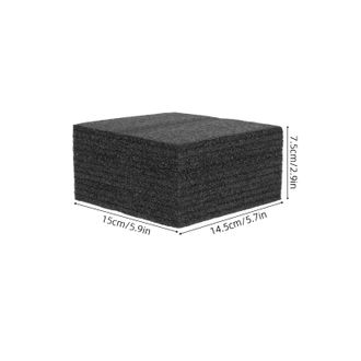 DOITOOL 2 St&uuml;ck Hochdichte Blumensteckschaumplatten Schwarz Wiederverwendbarer Schaumstoff als Stabile Basis f&uuml;r Steckmasse und Kunstblumenarrangements bei Ho