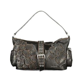 Desigual Femme, Sacs, Brun, Taille: ONE Size Sac bandouli&egrave;re orn&eacute;