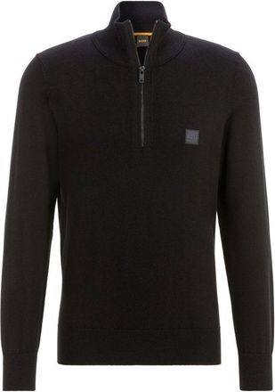 HUGO BOSS Rollkragenpullover Kanobix mit Ton-in-Ton Logo
