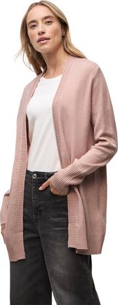 Street One Damen Cosy Cardigan mit Rollkante