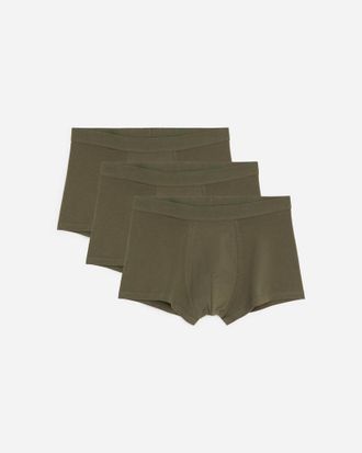 Arket Boxer Aus Jersey 3er-Set -Gr&uuml;n