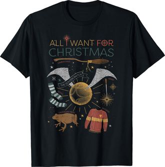 Harry Potter All I Want for Christmas! Weihnachten T-Shirt