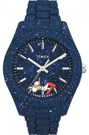 Timex Peanuts X Waterbury Legacy Ocean Unisex Uhr Blau TW2V53300