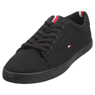 Tommy Hilfiger Herren Vulcanized Sneaker Schuhe, Schwarz (Black/Black), 41 EU