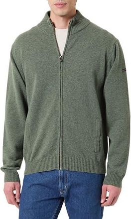 Armor Lux Gilet Cardigan, ChIm&eacute;ra Clair chin&eacute;/Paprik, Large Homme