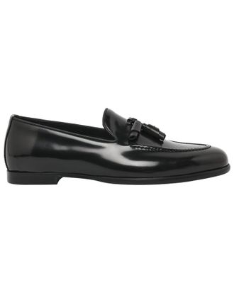 Schuhe & Handwerk Loafer aus poliertem Glattleder in