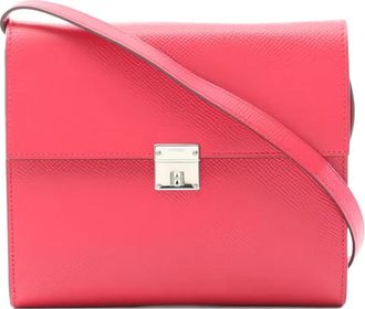 Hermès 2018 Click 16 Schultertasche mit Gravur - Rosa