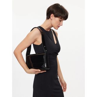 Calvin Klein Handtasche Calvin Klein Block Ew Flap Shoulderbag25 S K60K611833 Schwarz