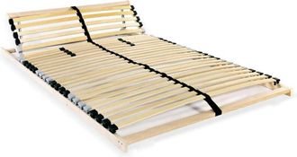 vidaXL Lattenrost mit 28 Latten 7 Zonen 120x200 cm Vidaxl