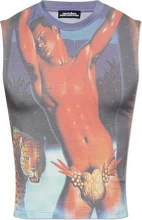 Carne Bollente unisex, Tops, Multicolore, Taille: XL Top Imprim&eacute;