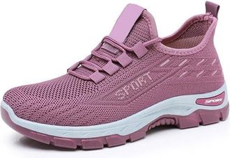 Generic Chaussures de sport pour femme - Chaussures de course - Respirantes - Confortables - Chaussures de loisirs - Chaussures de marche - Semelles en caoutc