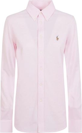 Ralph Lauren Femme, Blouses et Chemises, Rose, Taille: 38 FR Camicia in piquet di cotone