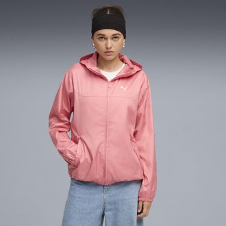 Puma Essentials Regular Windjacke Damen, Kleidung, Rosa, XL