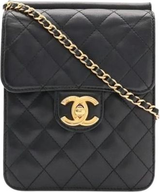 Chanel Pre-owned Pochette Sac Bandouli&egrave;re - Femme - Pre-owned - Noir - Taille: ONE Size