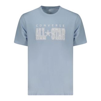 Converse Homme, Tops, Bleu, Taille: L Standard Fit Center Front Chuck Patch Core Tee