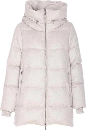 Moorer Blouson Rembourré - Argent