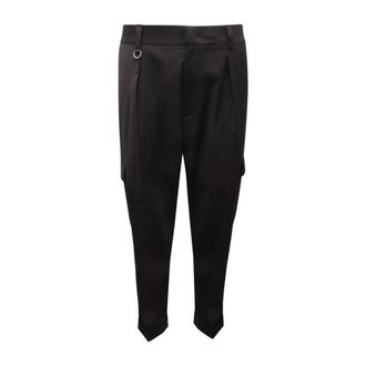 Paolo Pecora 25Ec1M0 Wollmischungs-Hose - - Trousers - Herren - Schwarzk - 2XL