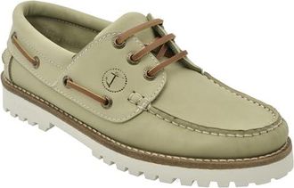 Seajure Chaussures Bateau pour Femme Kvalvika Cuir Nubuck Vert Clair (Système Taille Chaussures EU, Adulte, Femme, Numérique, Moyen, 39)