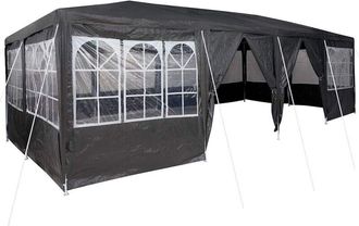 vidaXL Vidaxl - Tente de f&ecirc;te Anthracite, Blanc 800 x 400 x 266 cm