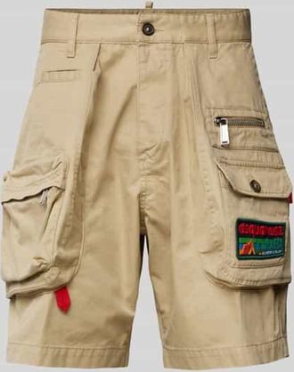 Dsquared2 Loose Fit Cargoshorts mit Label-Patch