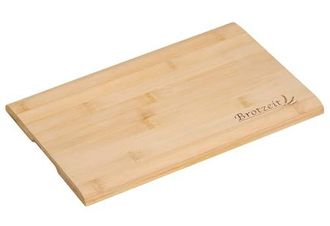 KESPER Brotzeitbrett, Bambus, Braun, 32x21x1,5 cm, glatter Rand, feuchtigkeitsabweisend, 58410