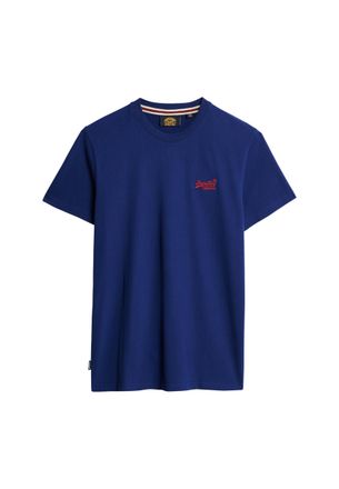 Superdry Herren Essential T-Shirt aus Bio-Baumwolle mit Logo Supermarineblau XXL